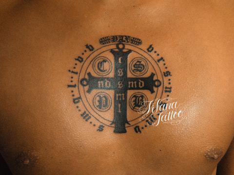 San Benito Saint Tattoos St Benedict Medal Tattoo